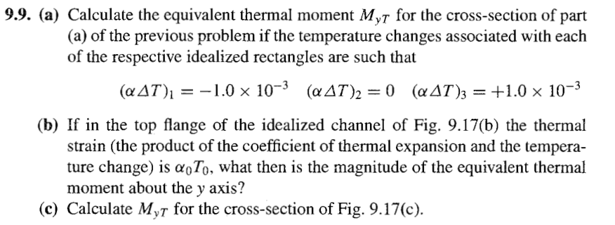 Solved (a) Calculate the equivalent thermal moment MyT for | Chegg.com