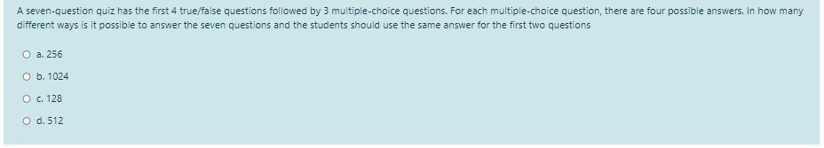 Solved A seven-question quiz has the first 4 true/false | Chegg.com