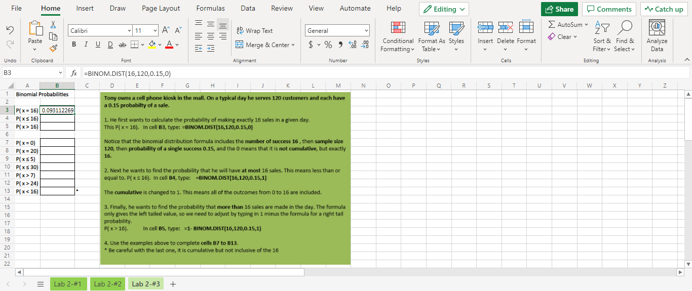 Solved File Home Insert Draw Page Layout Formulas Data | Chegg.com