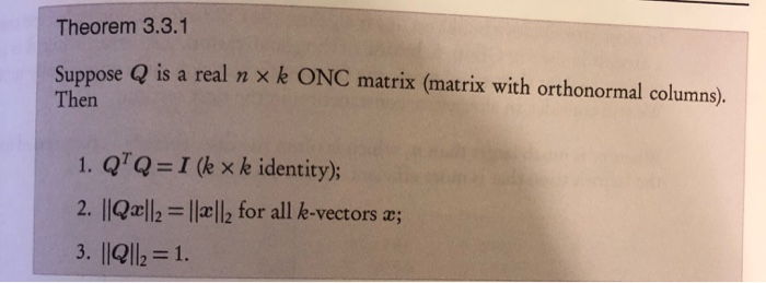 Solved ,1 Prove part 3 of Theorem 3.3 Theorem 3.3.1 | Chegg.com