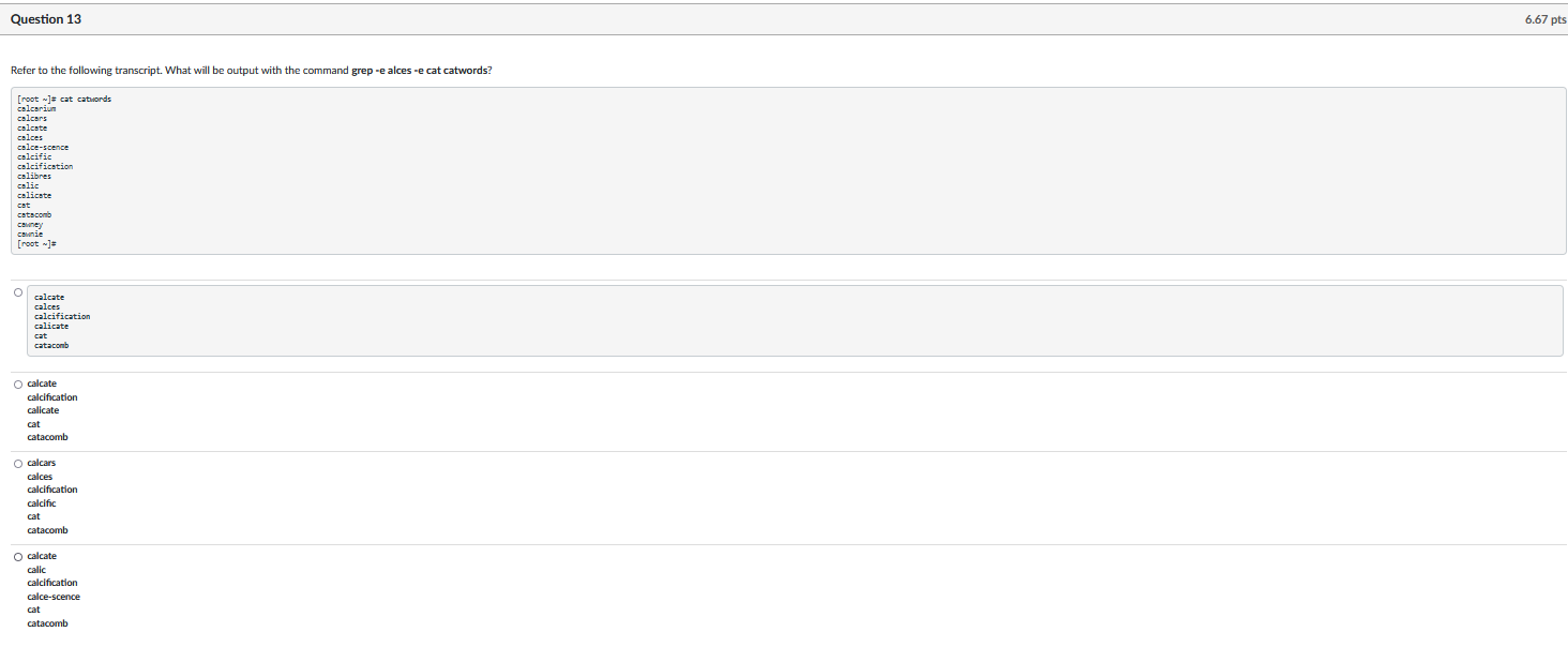 Solved Refer to the following transcript. What will be the | Chegg.com