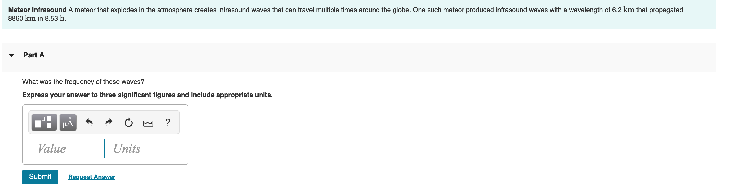Solved Meteor Infrasound A meteor that explodes in the | Chegg.com