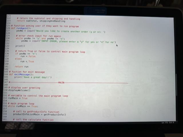 Solved Dec. 4 z सeेर Fipal praject This pregran attaws seers | Chegg.com