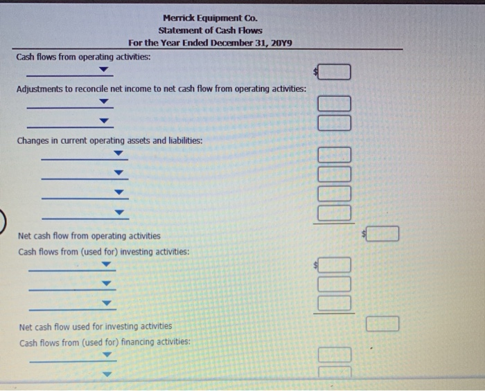 Solved Statement of Cash Flows-Indirect Method The | Chegg.com