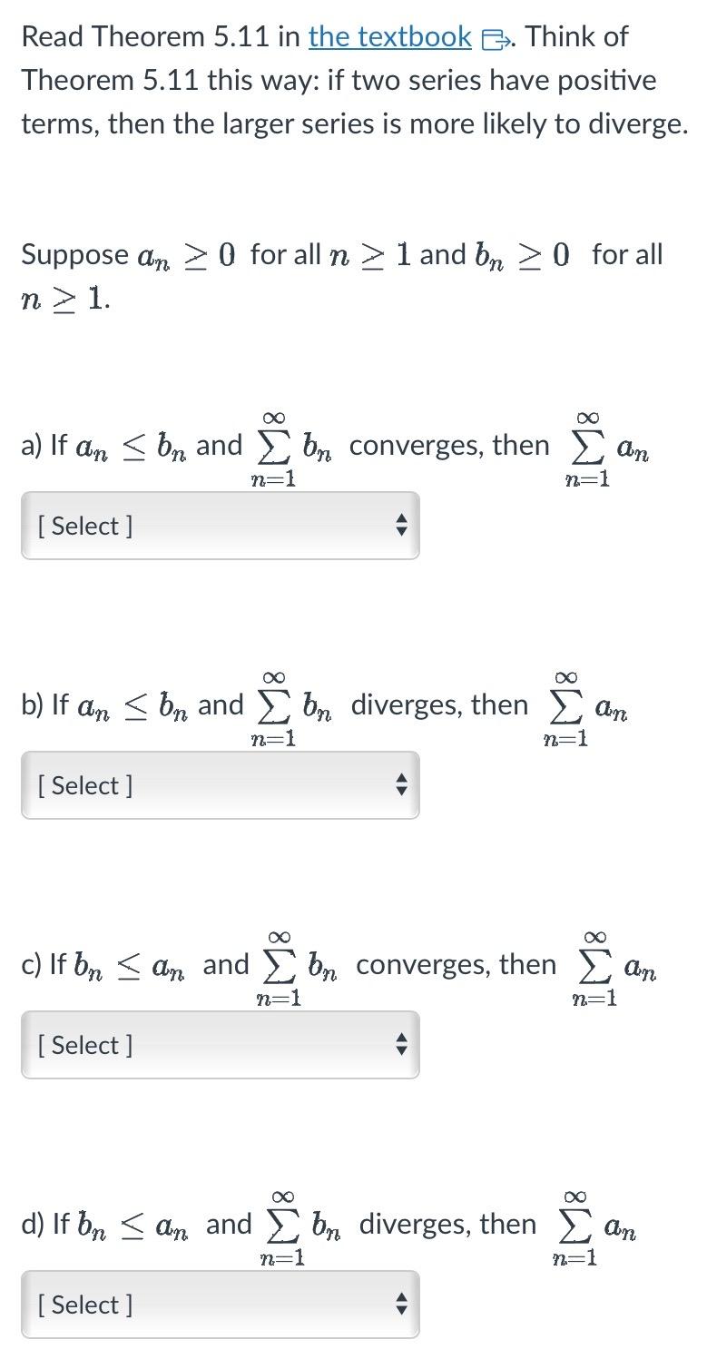 Solved Read Theorem 5.11 in the textbook ⇉. Think of Theorem | Chegg.com