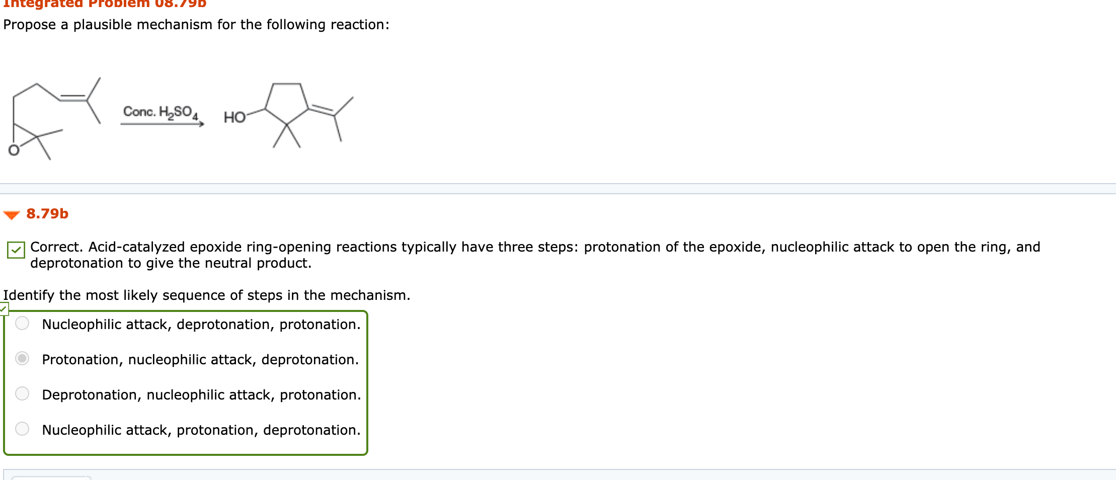 Solved Integrated Problem 08./9D Propose a plausible | Chegg.com Solved Integrated Problem 08./9D Propose a plausible | Chegg.com