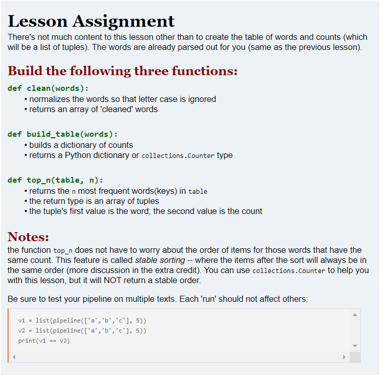 Solved Lesson Assignment There's not much content to this | Chegg.com