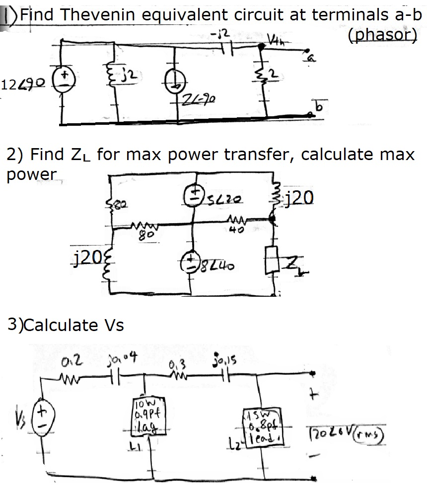 Solved Find Thevenin equivalent circuit at terminals a-b | Chegg.com