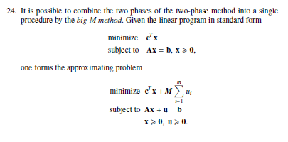 24. It is possible to combine the two phases of the | Chegg.com