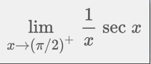 Solved determine the infinite limit: The limit as x | Chegg.com