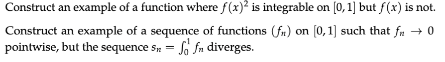 Solved Construct an example of a function where f(x)2 is | Chegg.com