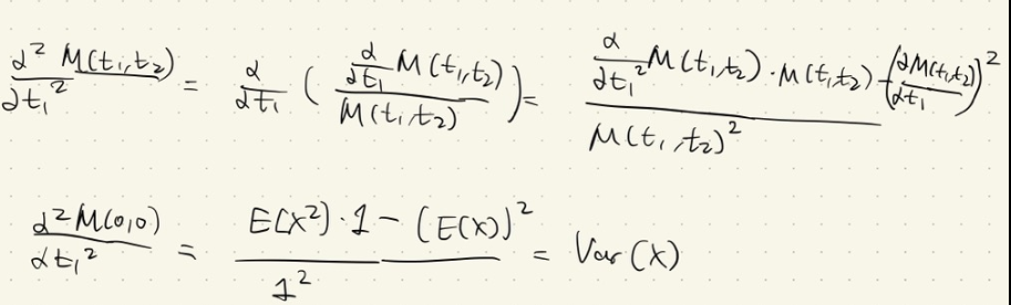 Solved Here, M refers to the mgf. Could you explain how to | Chegg.com