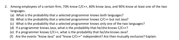 Solved Probablilty problem please help Among | Chegg.com