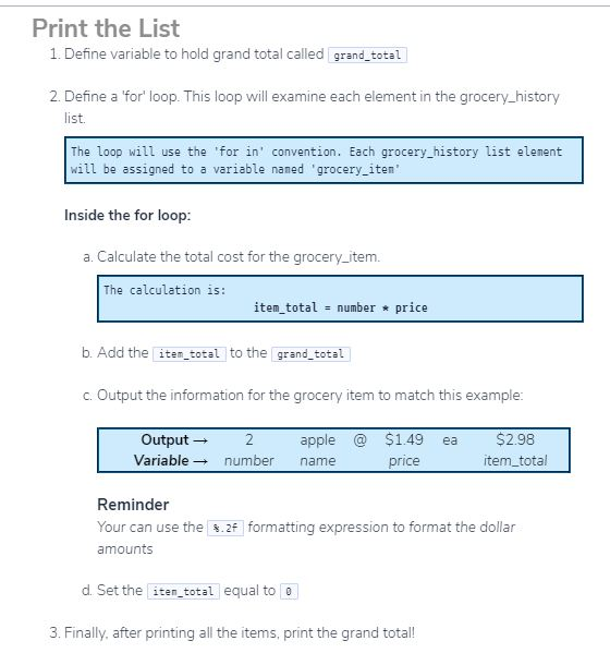 Solved Output: Item name: Quantity purchased: Price per | Chegg.com