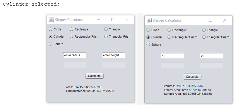 JAVA PROGRAM**** Create a GUI application that | Chegg.com