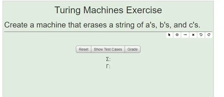 Solved Turing Machines Exercise Create a machine that erases | Chegg.com