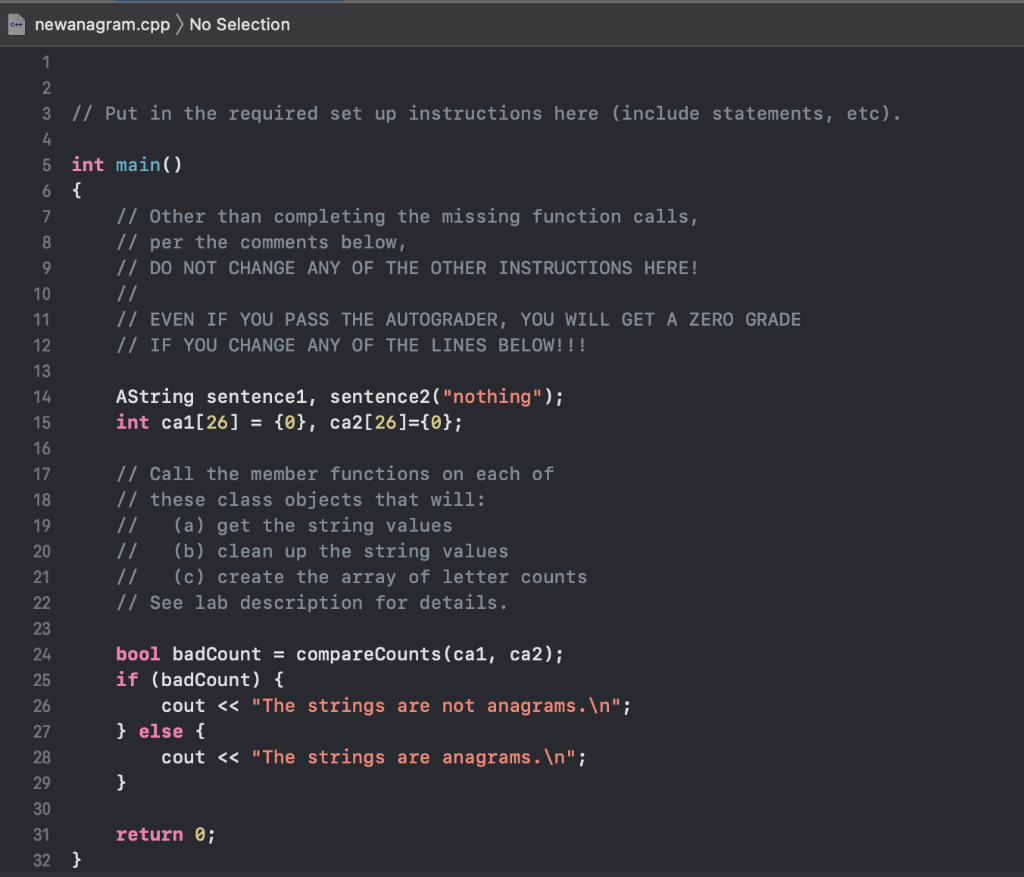 Solved Code in C++, the output should look like the example | Chegg.com