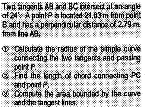 Solved Two langents AB and BC intersect at an angle of 24 A | Chegg.com