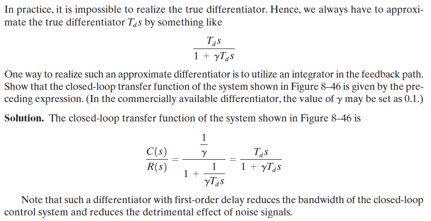 In practice, it is impossible to realize the true | Chegg.com
