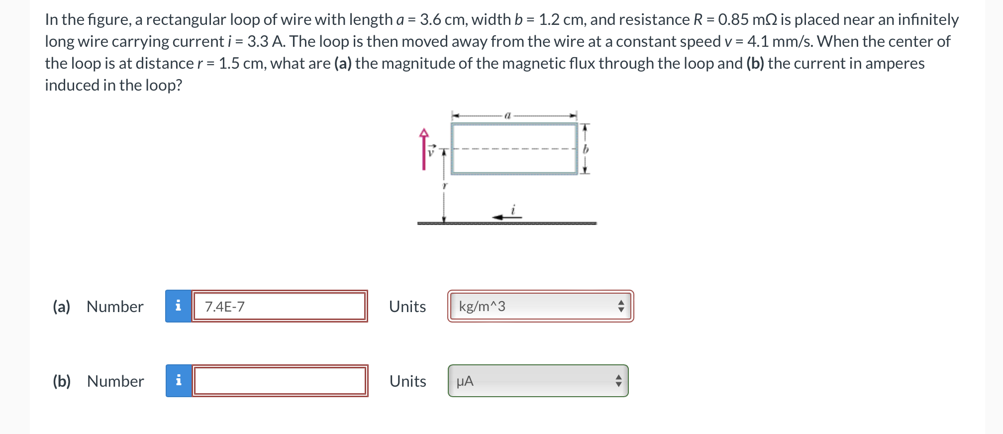 Solved In the figure, a rectangular loop of wire with length | Chegg.com