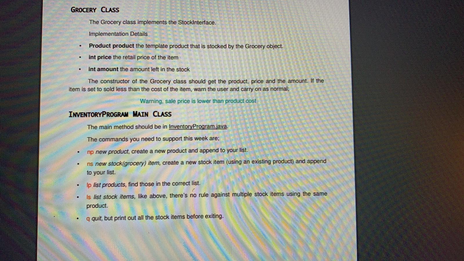 This week we will build a simple sale management | Chegg.com