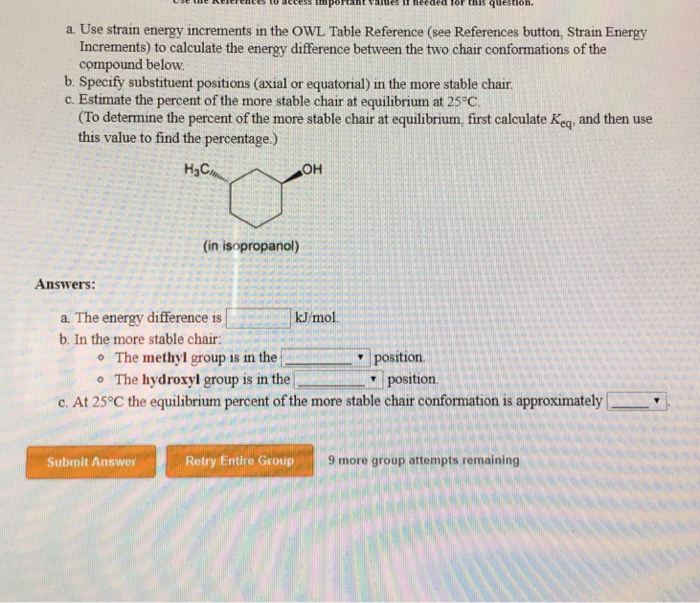 Solved Use the References to access important values if | Chegg.com