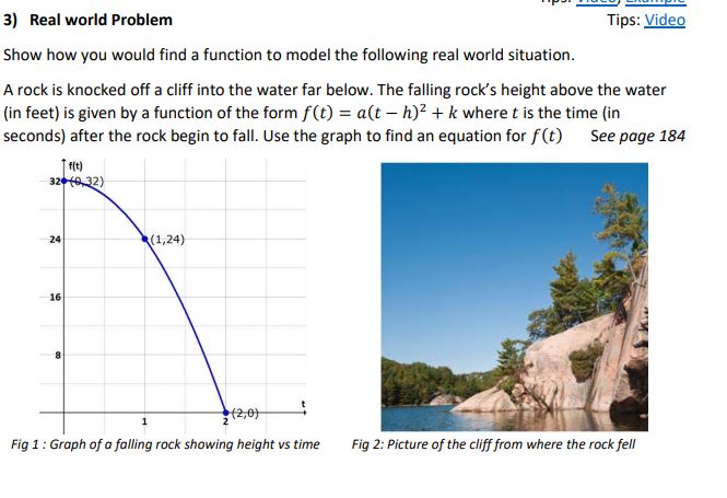 Solved Real world ProblemTips: )Show how you would find a | Chegg.com