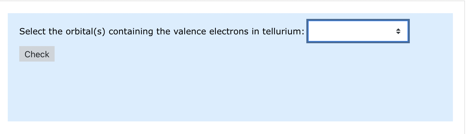 Solved Select the orbital(s) containing the valence | Chegg.com