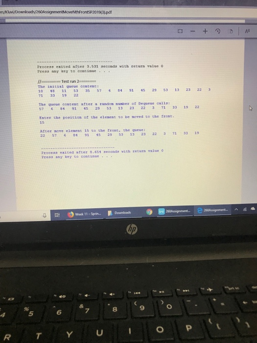 Solved CSC 260 Fail 2019 Instructions Save your program as | Chegg.com