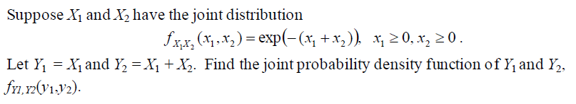 Solved Suppose X1 and X2 have the joint distribution | Chegg.com