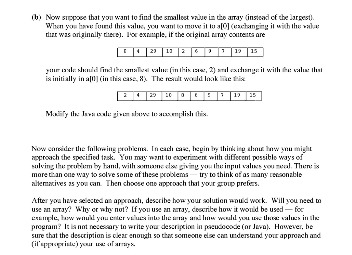 Solved 2. (a) Sometimes we need to find the "best" value | Chegg.com