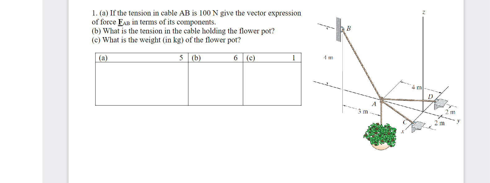 Statics, please show all steps this is practice for | Chegg.com