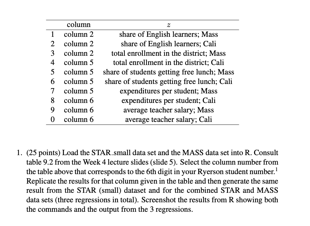 2 1 2 3 4 5 6 7 8 9 0 column column 2 column 2 column | Chegg.com