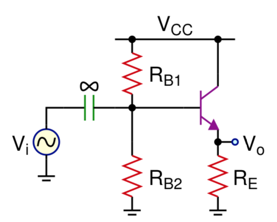 Using the same RB1, RB2 and Re values from your | Chegg.com