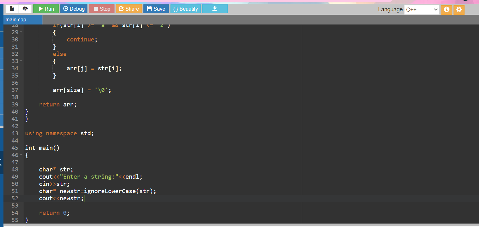Solved Can you help me with this code because it's not | Chegg.com