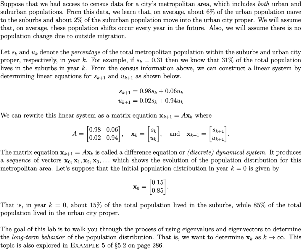 Solved Suppose that we had access to census data for a | Chegg.com