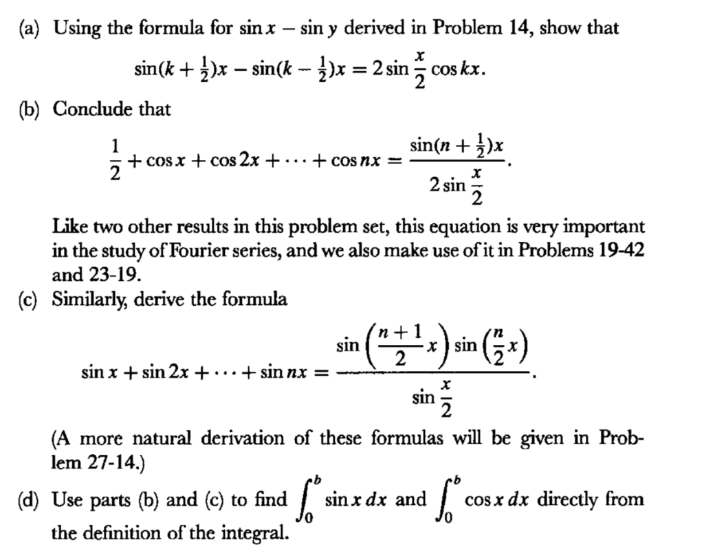 Solved a Using The Formula For Sinx Sin Y Derived In Chegg