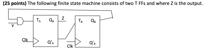[Solved]: help plz (25 points) The following finite state