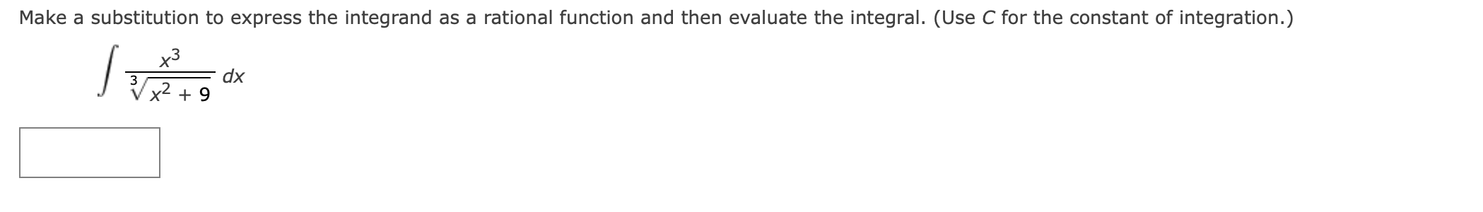 Solved Make a substitution to express the integrand as a | Chegg.com