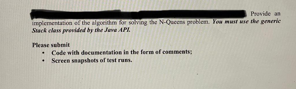 Solved You must use the generic Stack class provided by the | Chegg.com