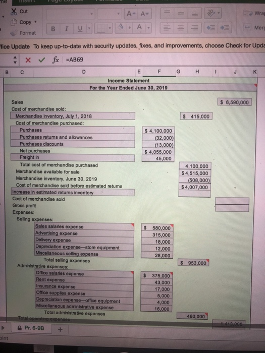 I do not know how to figure out increase in estimated | Chegg.com