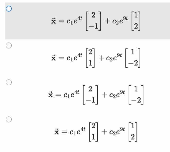 Solved Problem 20 ﻿in Section 6.2Find the general solution | Chegg.com