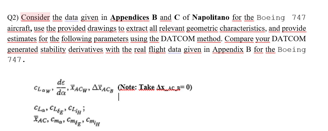 Solved Q2) Consider the data given in Appendices B and C of | Chegg.com