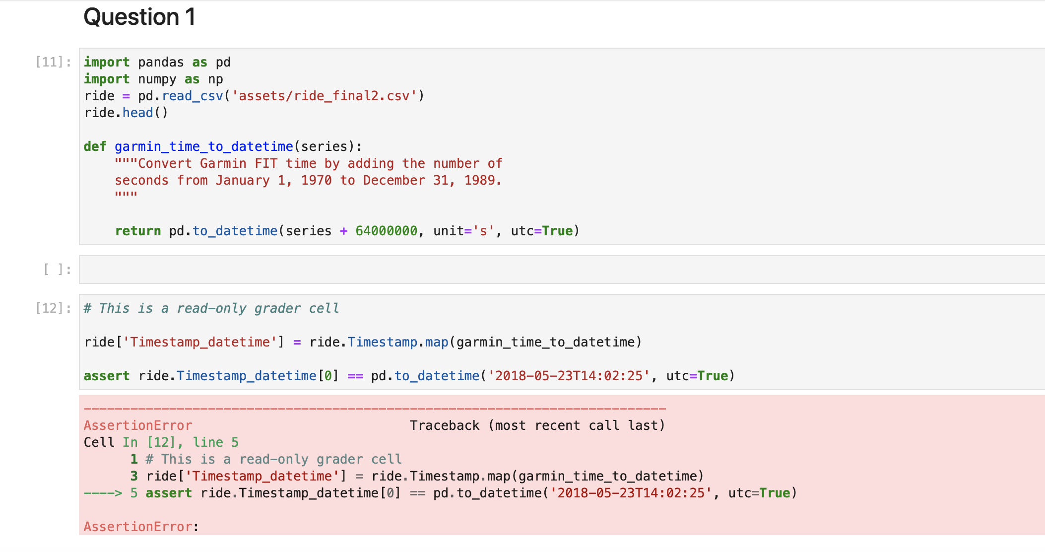 Solved Top-level goal of notebook: Read a CSV file into a | Chegg.com
