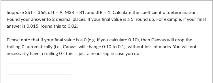 Solved Suppose that, in a multiple regression ANOVA, SSR = | Chegg.com