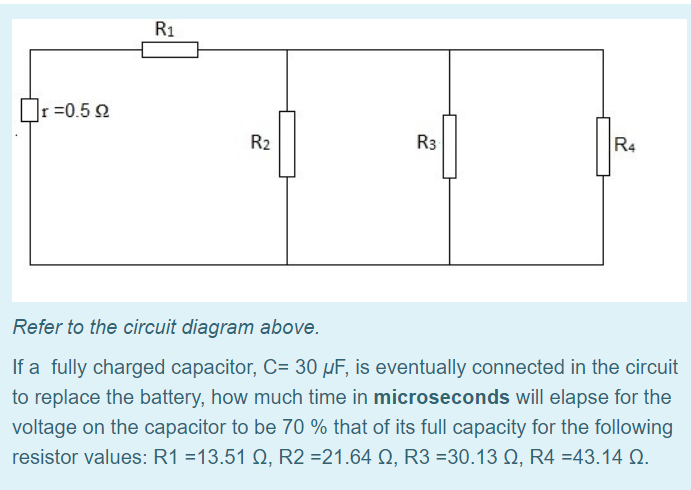 Solved R1 r=0.5 22 R2 R3 IRA Refer to the circuit diagram | Chegg.com