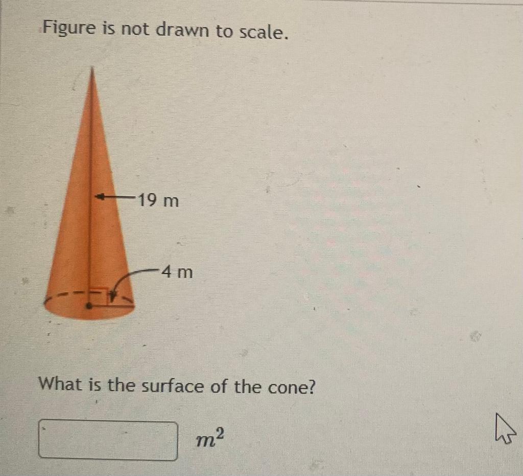 Solved Figure is not drawn to scale. What is the surface of | Chegg.com