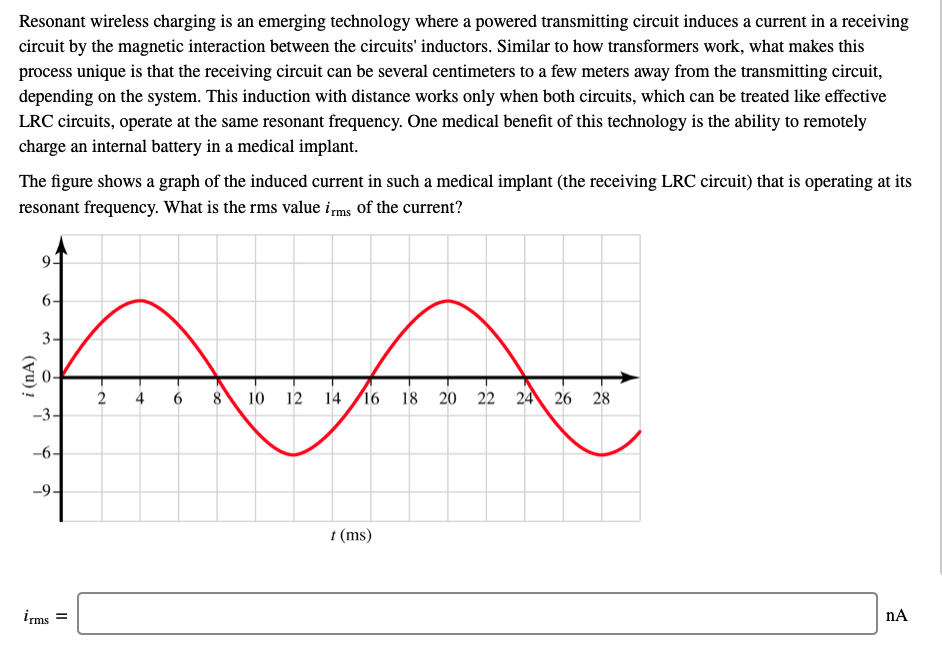 Solved Resonant wireless charging is an emerging technology | Chegg.com