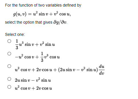 Solved For the function of two variables defined by | Chegg.com