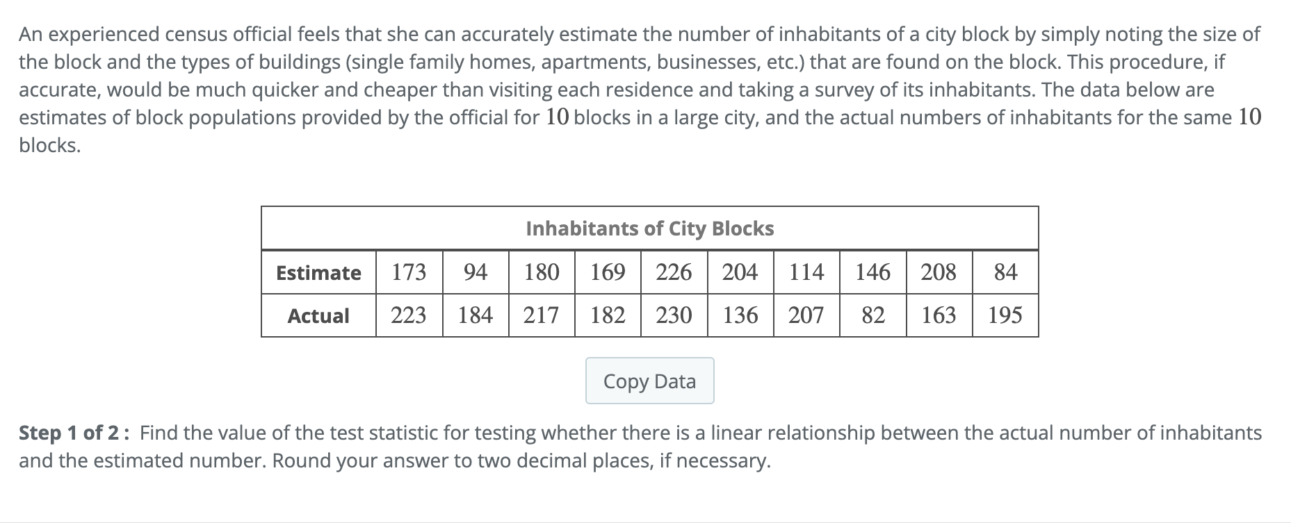 Solved section 13.5 Step 2 of 2: Is there evidence of a | Chegg.com